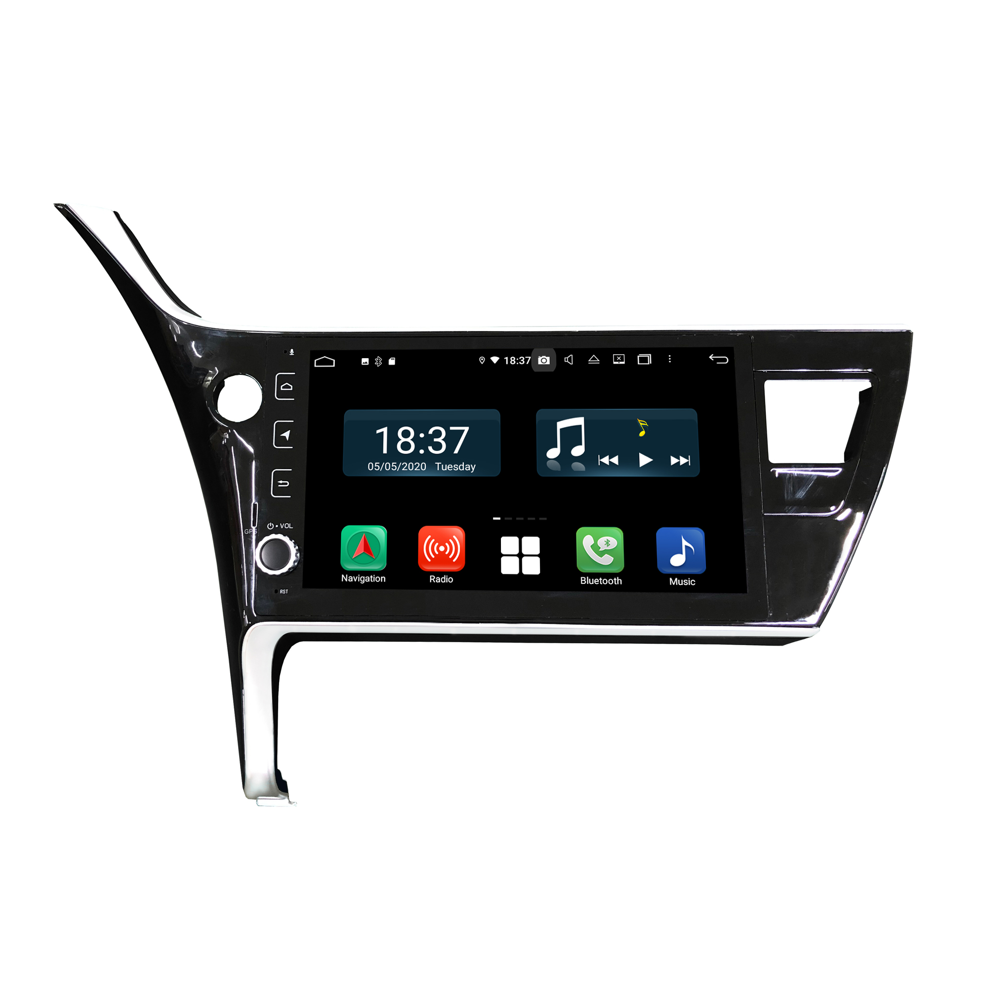 KD-1009 car audio cheap bluetooth car stereo for Corolla Innova Crysta ...